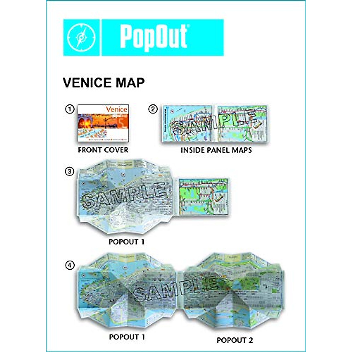 Venice PopOut Map (PopOut Maps)