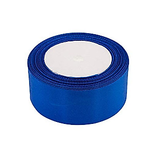 ATRBB 25 Yards 1-1/2 inch Wide Satin Ribbon Perfect for Wedding,Handmade Bows and Gift Wrapping(Royal Blue)