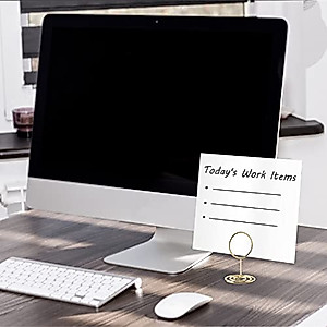 26Pcs Table Number Holders, Place Card Holder, Wire Picture Holder, Small Size Table Card Holders, Photo Holder for Centerpieces, Wedding Reception, Party, Birthday (Gold)