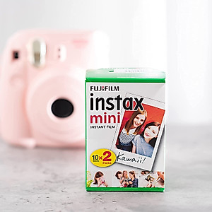 FujiFilm Instax Mini Camera Film - Polaroid Printer Film - 4 Pack of 20 | Total - 80 Photo Sheets, Paper Hanging Frames, Corner Stickers| for FujiFilm Instax Mini 11, 9 and 8 Fuji SP-1, SP-2