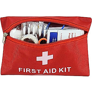 AOUTACC 12 Pack Mini First Aid Kit Empty Bag, Travel Empty First Aid Kit Pouch Bag for Emergency at Home, Office, Car, Outdoors, Boat, Camping, Hiking(Bag Only)