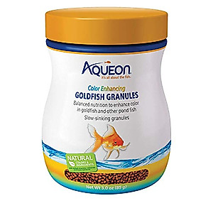 (3 Pack) Aqueon Goldfish Color Enhancing Granules, 3-Ounce each