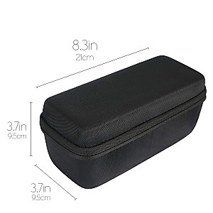 co2CREA Hard Travel Case Replacement for DOSS SoundBox Pro Portable Wireless Bluetooth Speaker (Black)