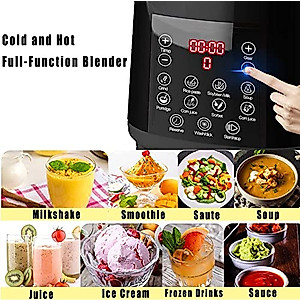 Blender for Kitchen, Nut Milk Maker Machine,Smoothie Maker,Food Processor, Baby Food Blender,Juicer,Professional-Grade, with Heating Function and Timer 1200W for Shakes and Smoothies, Crushing Ice,Soup, Fish, Fruit and Vegetable Juice, Baby Food, Soybean