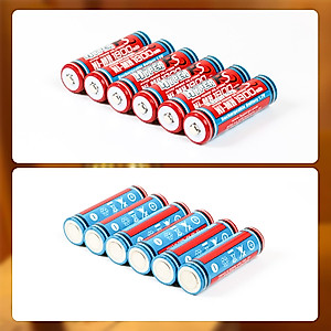 HYPERPS (8-Pack) 1.2V AA 1800mAh Ni-MH Rechargeable Battery for High-Drain Devices, Quick Charge