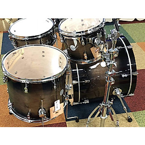 Pacific by DW 5-Piece Concept Maple Exotic Shell Pack (Charcoal Burst over Walnut)
