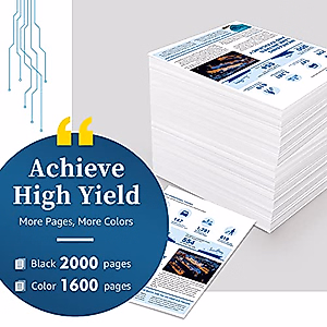 952XL Higher Yield Ink Cartridge Replacement for HP 952 XL Ink Cartridges for HP Officejet Pro 8710 8720 8702 7740 7720 8715 8725 8730 8740 8200 8210 Printer(4-Pack)