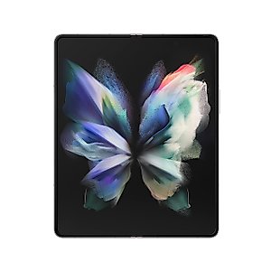 SAMSUNG Galaxy Z Fold 3 5G Cell Phone, Factory Unlocked 2-in-1 Android Smartphone Tablet, 256GB, 120Hz, Foldable Dual Screen, Under Display Camera, US Version, Phantom Silver