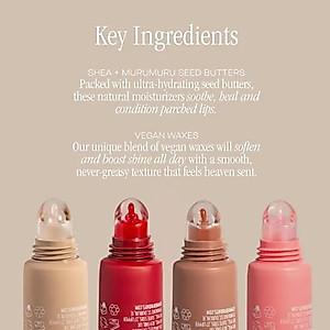 Summer Fridays Tinted Lip Butter Balm - Conditioning Vegan Lip Balm for Instant Moisture, Shine & Hydration - Sheer-Tinted, Soothing Skincare - Pink Sugar (.5 Oz)
