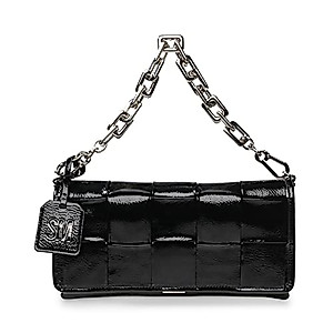 Steve Madden TANGLEP Convertible Clutch Crossbody, Black