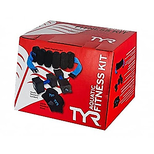 TYR Aquatic Fitness Kit, Black/Blue