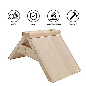 balacoo 2pcs Pigeon Perches Woodden Dove Rest Stand Pigeons Rest Stand Bird Perches Durable Wood Roost Racing Pigeon Stand Frame for Dove Swallow Birds