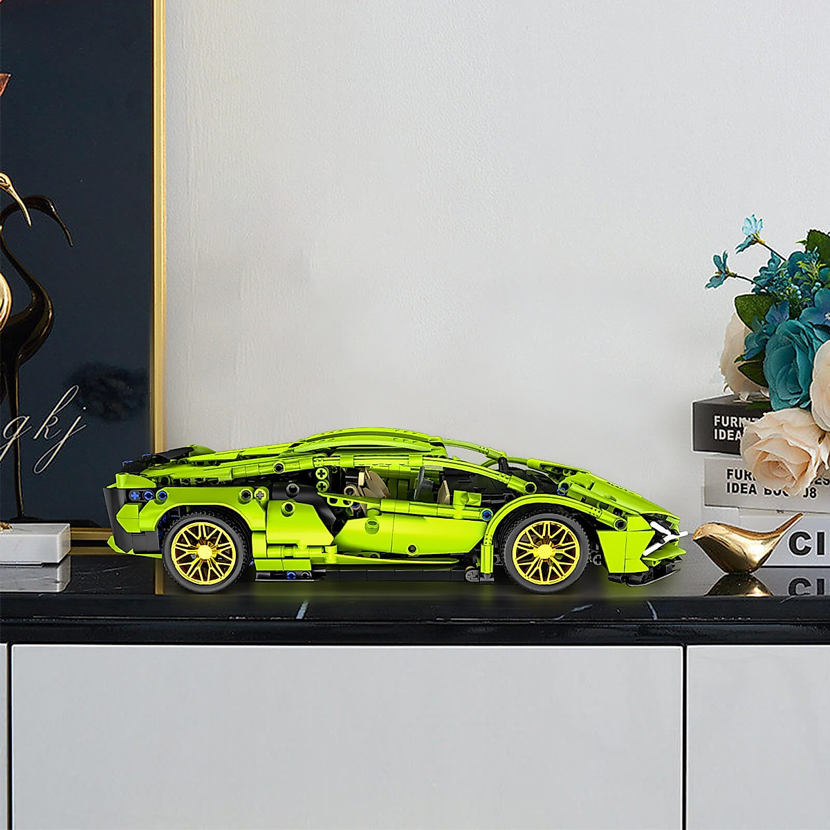 hahaspil Cars for Adults and Teen Building Sets,Speed and Champions Toys (1100PCS)