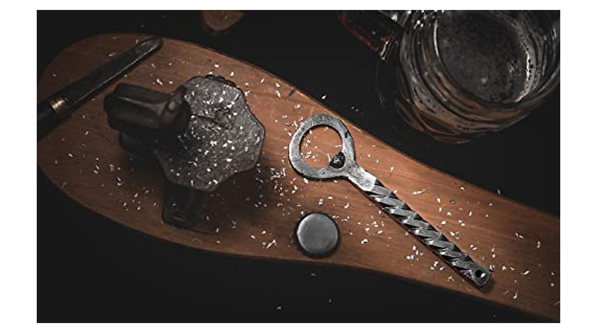 Handmade Lightning Bolt Iron Beer Bottle Opener