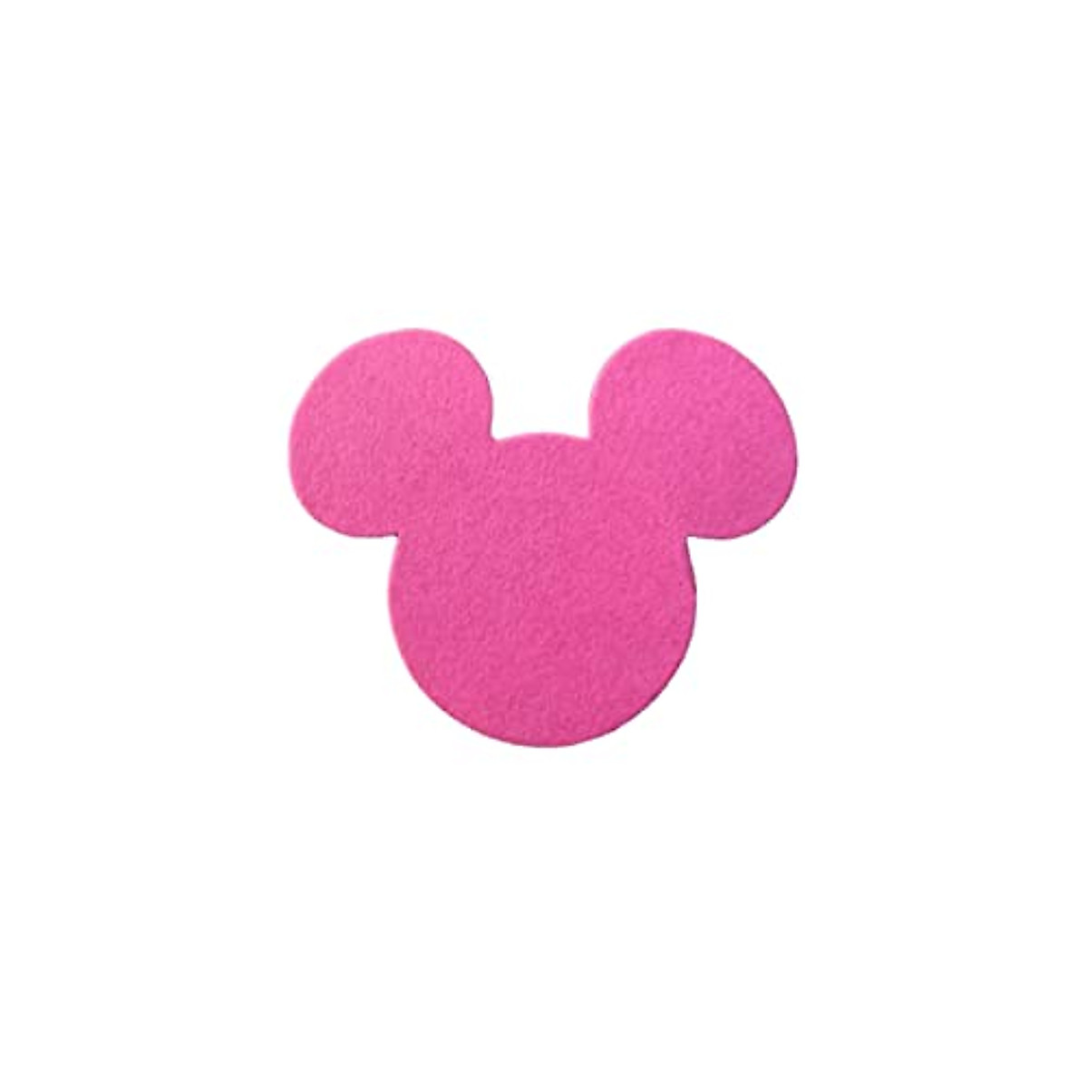 100 Pieces 2inch Minnie head inspired confetti Boy or Girl Baby Shower Mouse Confetti First Birthday Supplies Decorations Table Decor (Hot Pink Black White)
