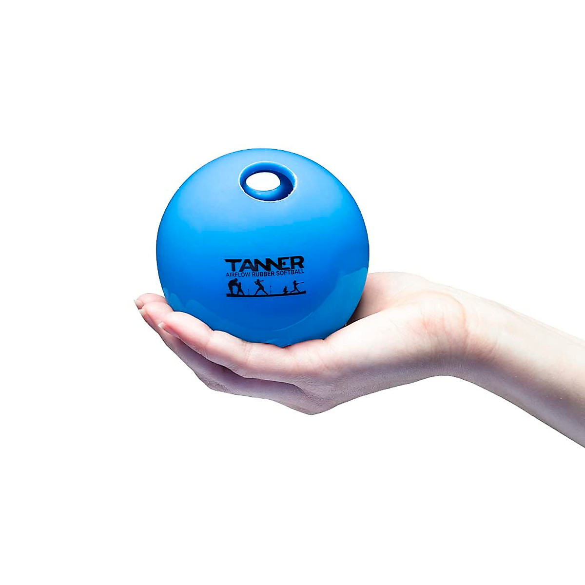 TANNER 12 Limited Flight Softballs/Softball Wiffle Balls Wiffle Softballs. Flexible Rubber Soft Softballs Training Softballs Practice Softballs for Indoor and Outdoor Softball Training.