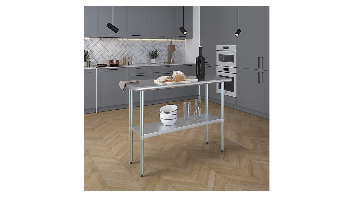 18" X 48" Stainless Steel Work Table for Versatile Use