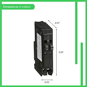 Square D by Schneider Electric Square D - QO1515C Circuit Breaker, 15 amp