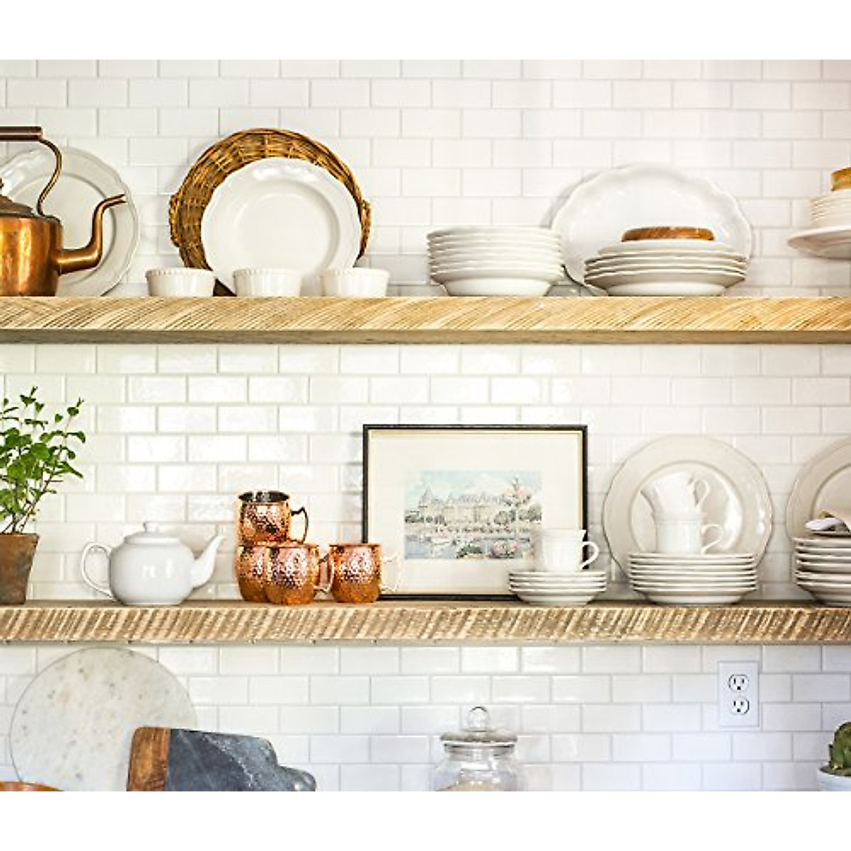 38" Long Heavy Duty Floating Shelf Hardware - for a 42" to 47" Shelf - Manufactured in USA