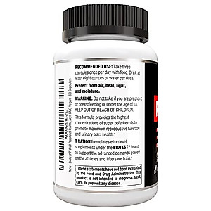 Biotest P-Well Prostate Urinary Tract Support with Pomegranate, Cranberry, Lycopene – 90 Capsules