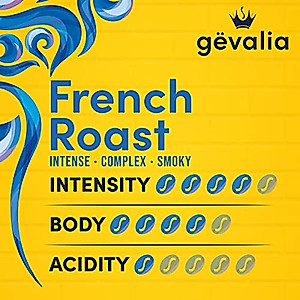 Gevalia French Roast Ground Coffee (27.6 oz Canister)