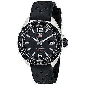 TAG Heuer Men's WAZ1110.FT8023 Formula 1 Stainless Steel Watch with Black Band