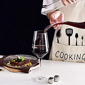 VASFFG Wine Decanter,U-shaped design can provide powerful ventilation effect. Use lead-free crystal glass, hand-blown red wine Decanter/carafe