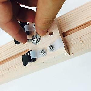 LONGSHENGDA Adjustable DIY Wood Paracord Jig Bracelet Maker Wristband Knitting Braided Tools