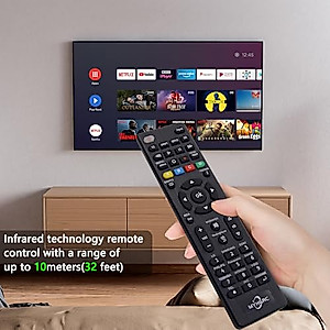 MYHGRC Universal Remote Control for Insignia/Sanyo/Sharp/Samsung/Sony/Hisense/Panasonic/Philips/Toshiba/LG Smart TVs and More Brands, Simple Set-up Required