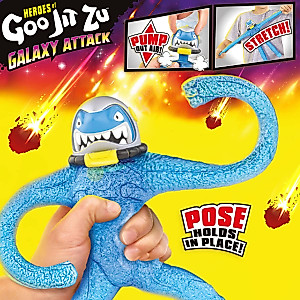 Heroes of Goo Jit Zu Galaxy Attack, Action Figure Pump Power - Air Vac Thrash, Multicolor (41223)
