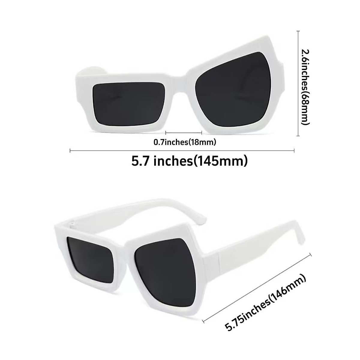 WJIANKPA Men's and Women'sFashionable Sunglasses,UV Protection Sunglasse,Cool Design,High-Definition Lens.
