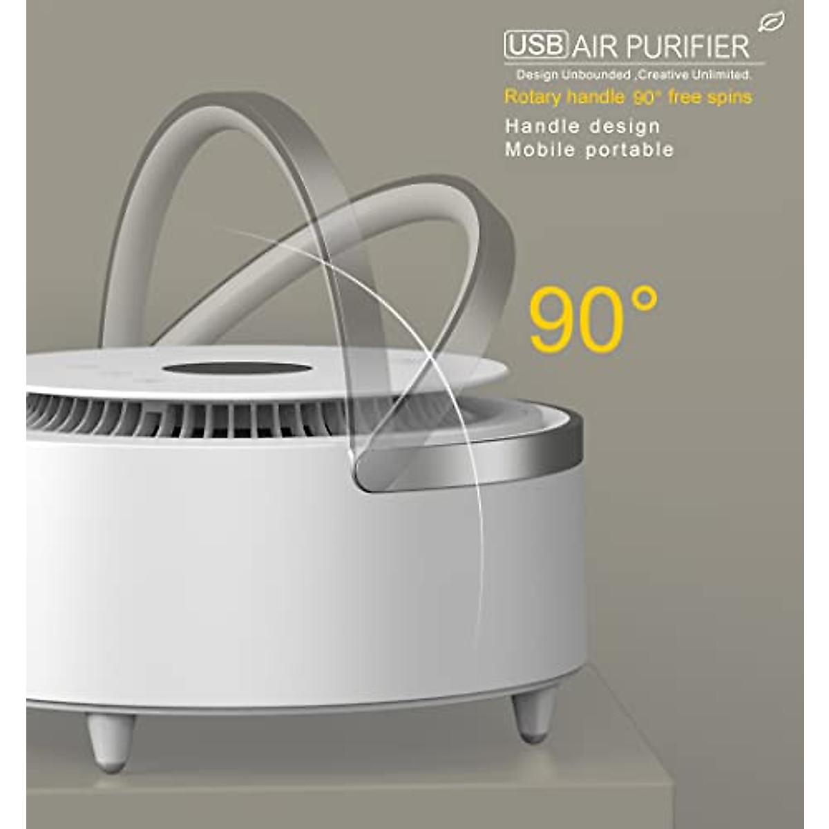 Air Purifiers - Air Purifier for Home, H13 HEPA Air Purifier with Washable Air Filter, Smart Air Cleaner with Night Light for Bedroom, Office and Travel.