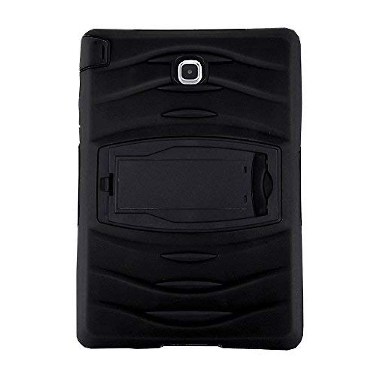 KIQ Armor Series Galaxy Tab A 8.0 2015 Case T350, Rugged Full-Body Drop Protection Tablet Case Cover Kickstand for Samsung Galaxy Tab A 8" SM-T350 SM-T355 - Black