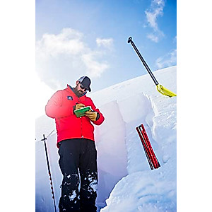 MSR Responder Snow Shovel Yellow, One Size