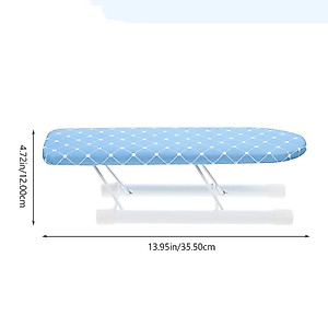 LXXSH Ironing Board Iron Small Tabletop Table Mini Portablefoldable Boardsbench Stands Shelf Covers Quilters Sleeve Folding Cover
