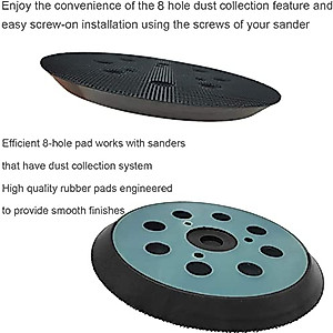2 Pack 5" Hook and Loop Replacement Sander Pad for DeWalt DW420, DW421, Dw423, DW426, D26451, D26453 Orbital Sander