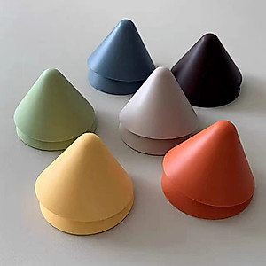 Hemoton 1 Pair Silicone Handle Holder Triangle Assist Hot Handle Holder Non Slip Pan Pot Holders Cover Heat Resistant Pot Sleeve Grip Cookware Handle for Frying Cast Iron Skillet Metal Pan Orange