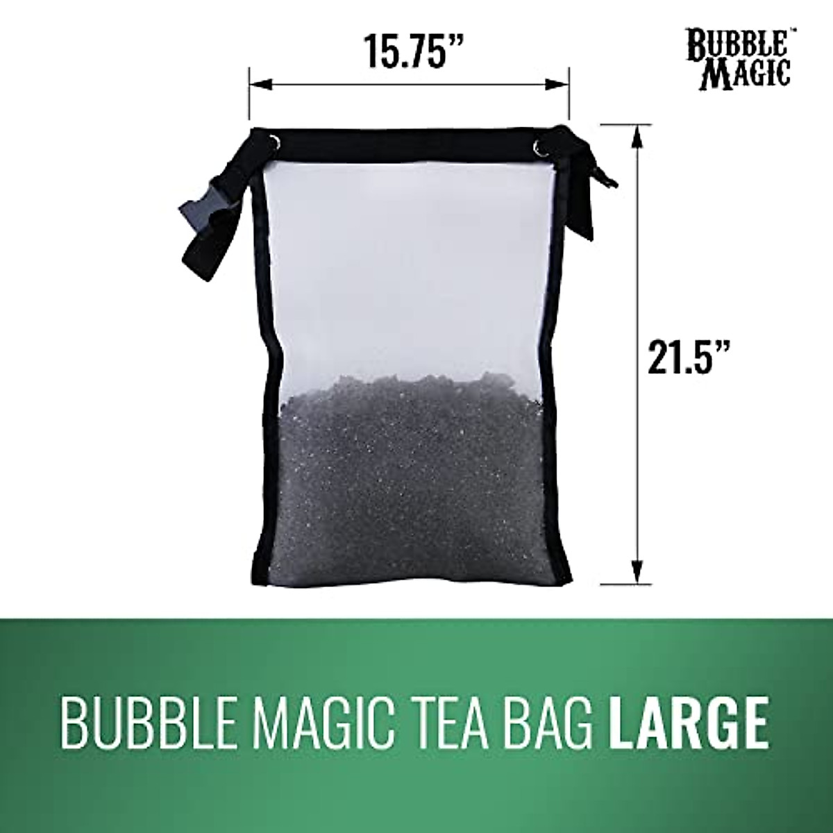 Bubble Magic Compost Tea Bag, Infuser, Strainer, Fine Mesh for 800 Gallon Brewers, Plant Nutrients Extractor, Make Natural Liquid Fertilizer from Organic Material, Large 15.75” x 21.5”