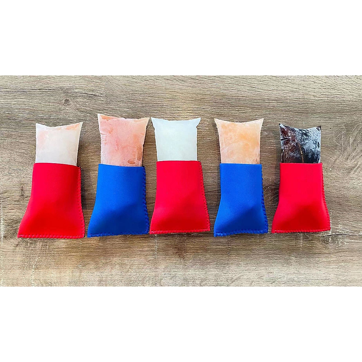 100 Pcs Bolsas Para Helado Bolis/Ice Candy Wrappers/Ice Moldes Para Paletas De Helado, Plastic Disposable Ice Popsicle Bags and Icecream Maker