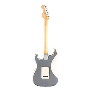 Fender Player Stratocaster SSS Electric Guitar, Silver, Pau Ferro Fingerboard