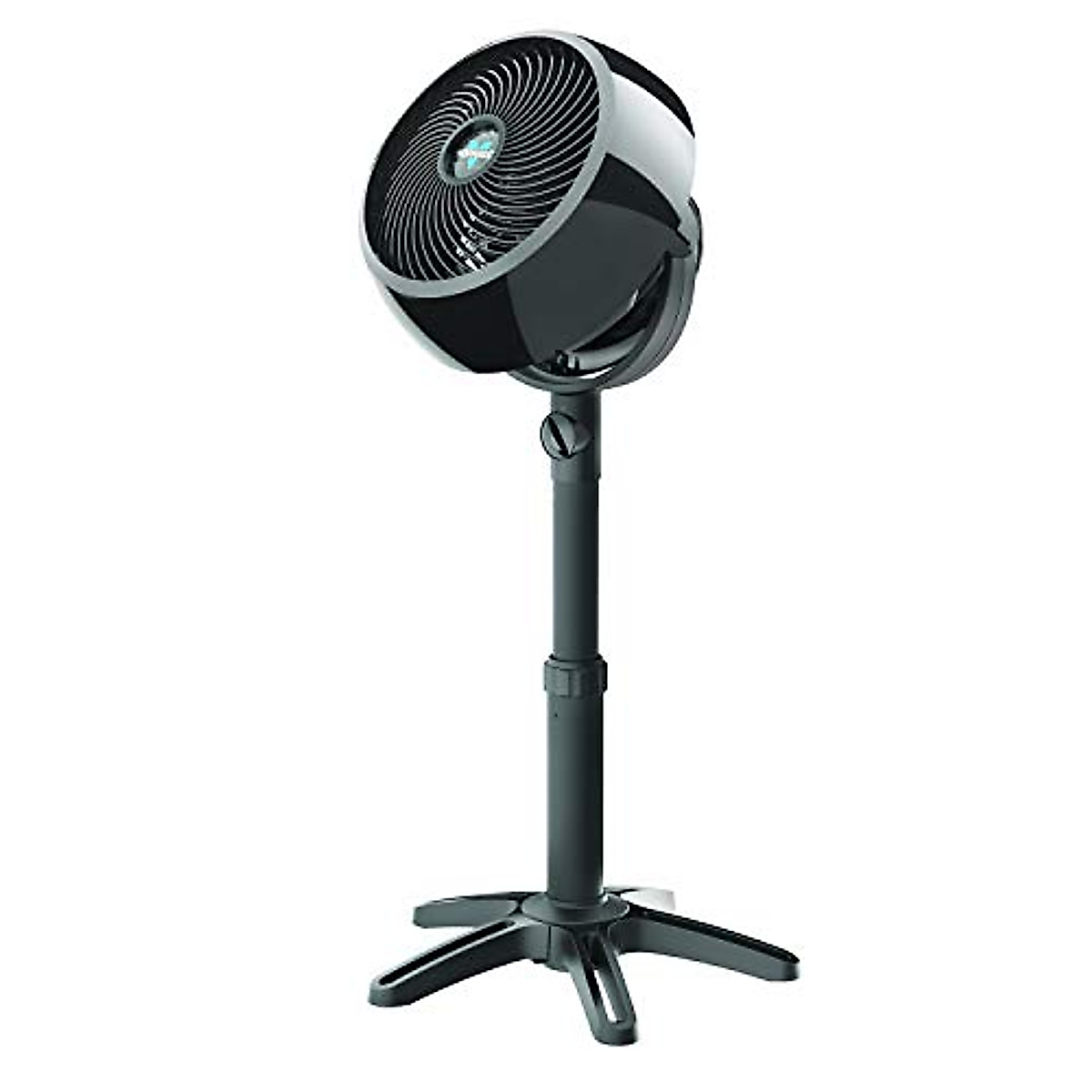 Vornado 7803 Large Pedestal Whole Room Air Circulator Fan with Adjustable Height, 3 Speed Settings, Removable Grill for Cleaning, Black & 133 Compact Air Circulator Fan
