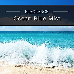 CANDLE-LITE Ocean Blue Mist Scent 3-Wick Aromatherapy Candle with 20-40 Hours of Burn Time, 10 oz