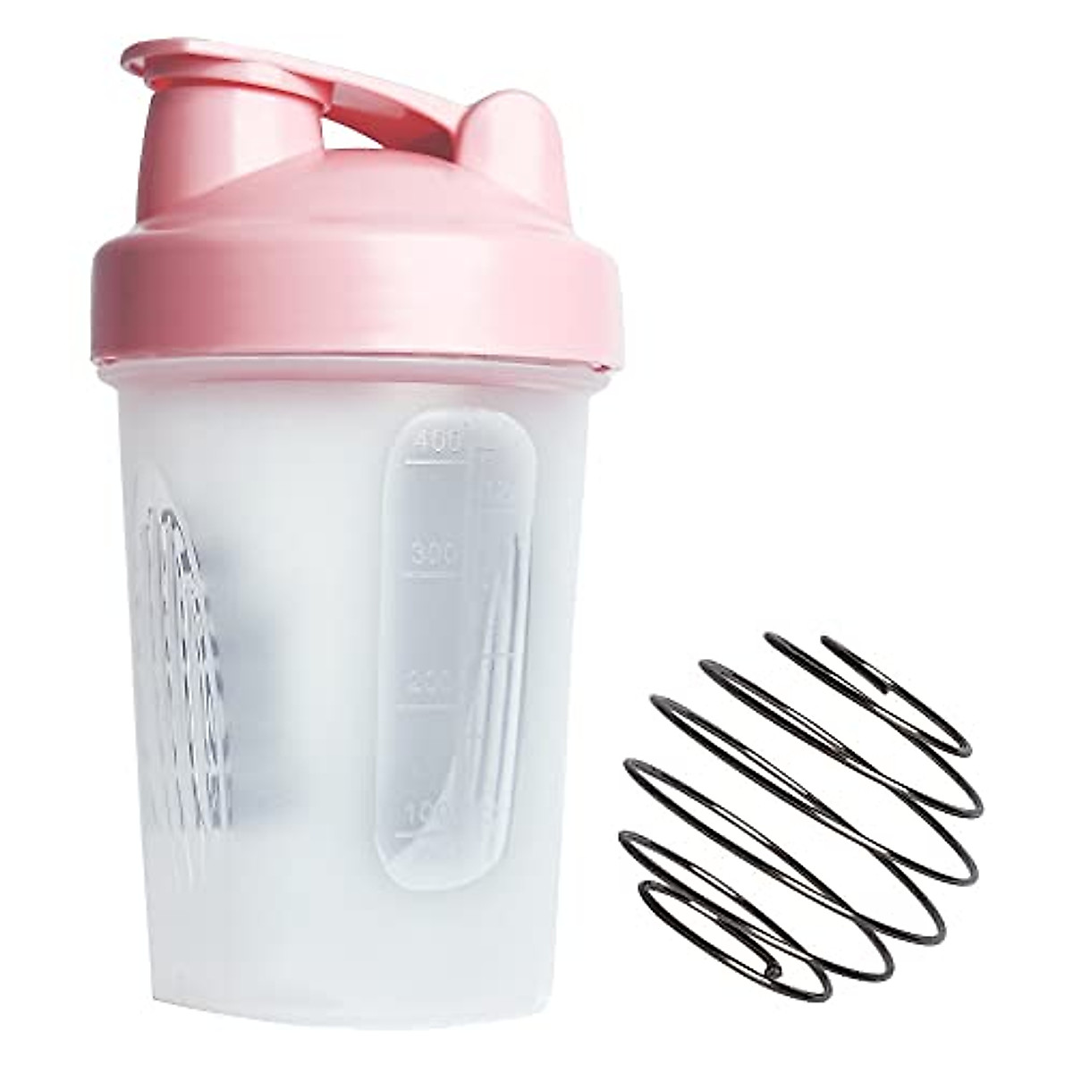 Free Soul Protein Shaker Bottle Pink with Mixball | Mini | BPA Free | Water Bottle for Protein Shakes | Easy to Grip & Temperature Safe (16oz)