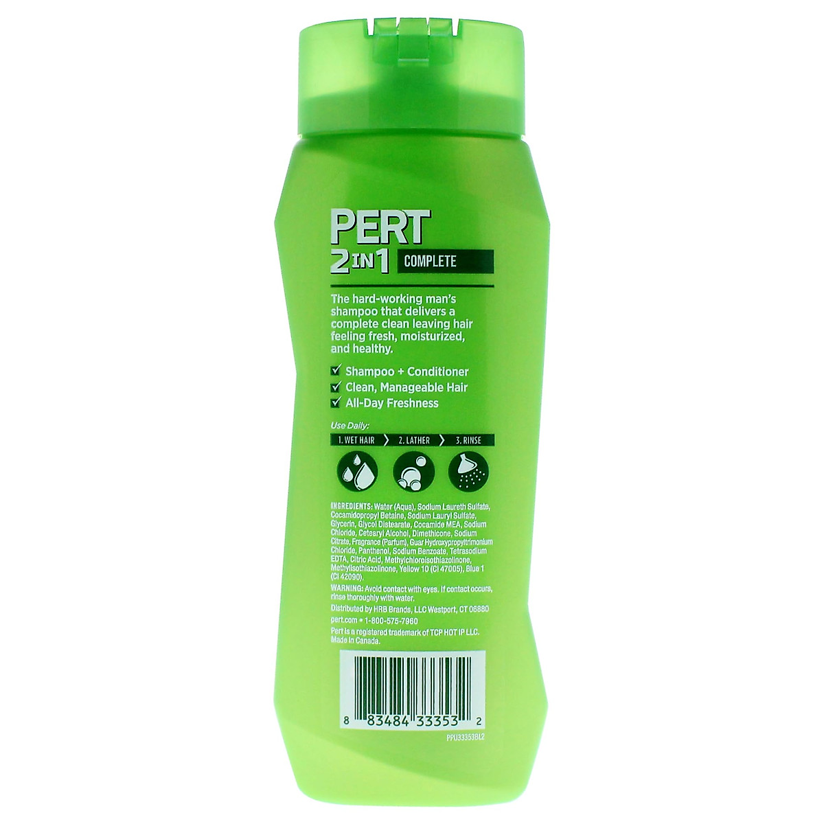 Pert Plus 2-in-1 Shampoo Plus Conditioner, Normal Hair 13.50 oz