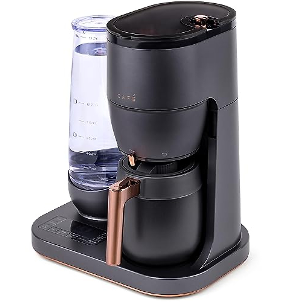 Café Specialty Grind and Brew Coffee Maker, Single-Serve Option, 10-Cup Thermal Carafe, WiFi Enabled Technology, Smart Home Kitchen Essentials, SCA Certified, Barista-Quality Brew, Matte Black