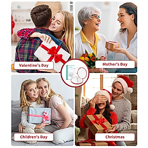 wobsion Travel Compact Mirror,Portable 1x/10x LED Makeup Mirror with Magnification,Handheld 2-Sided Pocket Mirror, 3.5in Small Mirror for Purse,Handbag,Gift,Wine Red