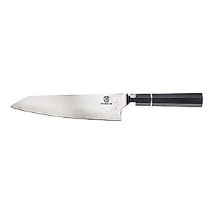 Mercer Culinary Premium Grade Super Steel, 8-Inch Chef's Knife, Ebony Wood Handle