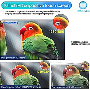 Fortdows Car Stereo Radio for Honda Accord 7th 2003-2007, for Carplay/Android Auto 10" IPS Touch Screen Car Stereo Radio with Bluetooth Wi-Fi GPS Backup Camera, 2G RAM 32G ROM