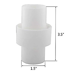 ATIE 1.5" Pool Cleaner Hose and Vacuum Hose Connector Adapter AXV092 Replacement for Hayward AXV092 Automatic Pool Cleaner Hose Connector