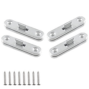 LifCratms Pack of 4 Wood Bed Rail Fasteners, 3 Inch Thicken Bed Connecting Fittings Bed Frame Rail Hardware